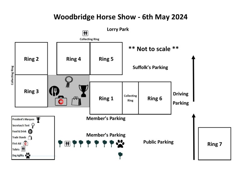 Showground Map – Woodbridge Horse Show